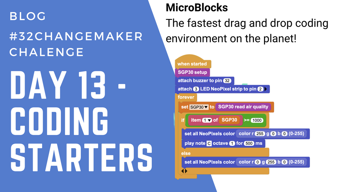 Day 13 of #32Changemaker Challenge – Coding Starters: Introduction to – mpythonboard